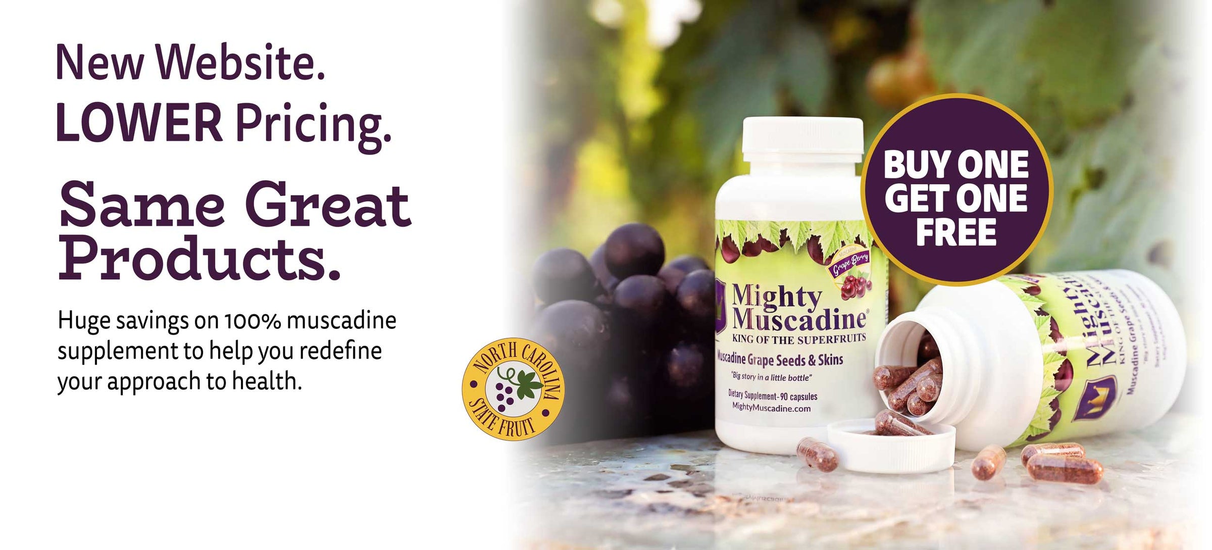 Mighty Muscadine - King of the Superfruits